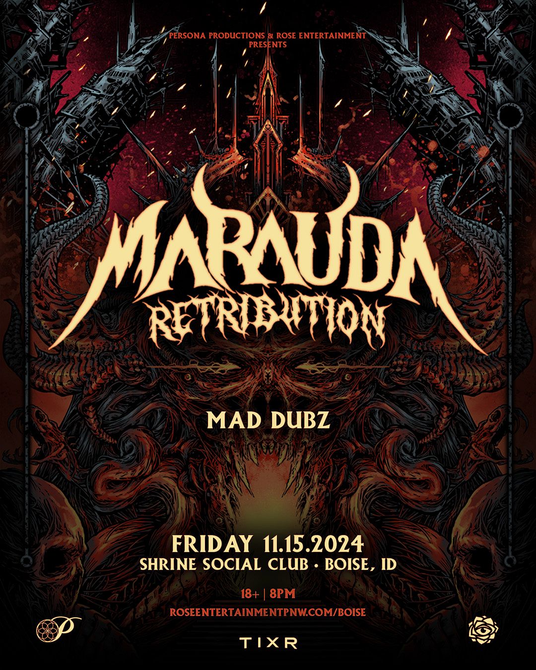 *CANCELED* MARAUDA: RETRIBUTION TOUR Tickets at Shrine Social Club in ...