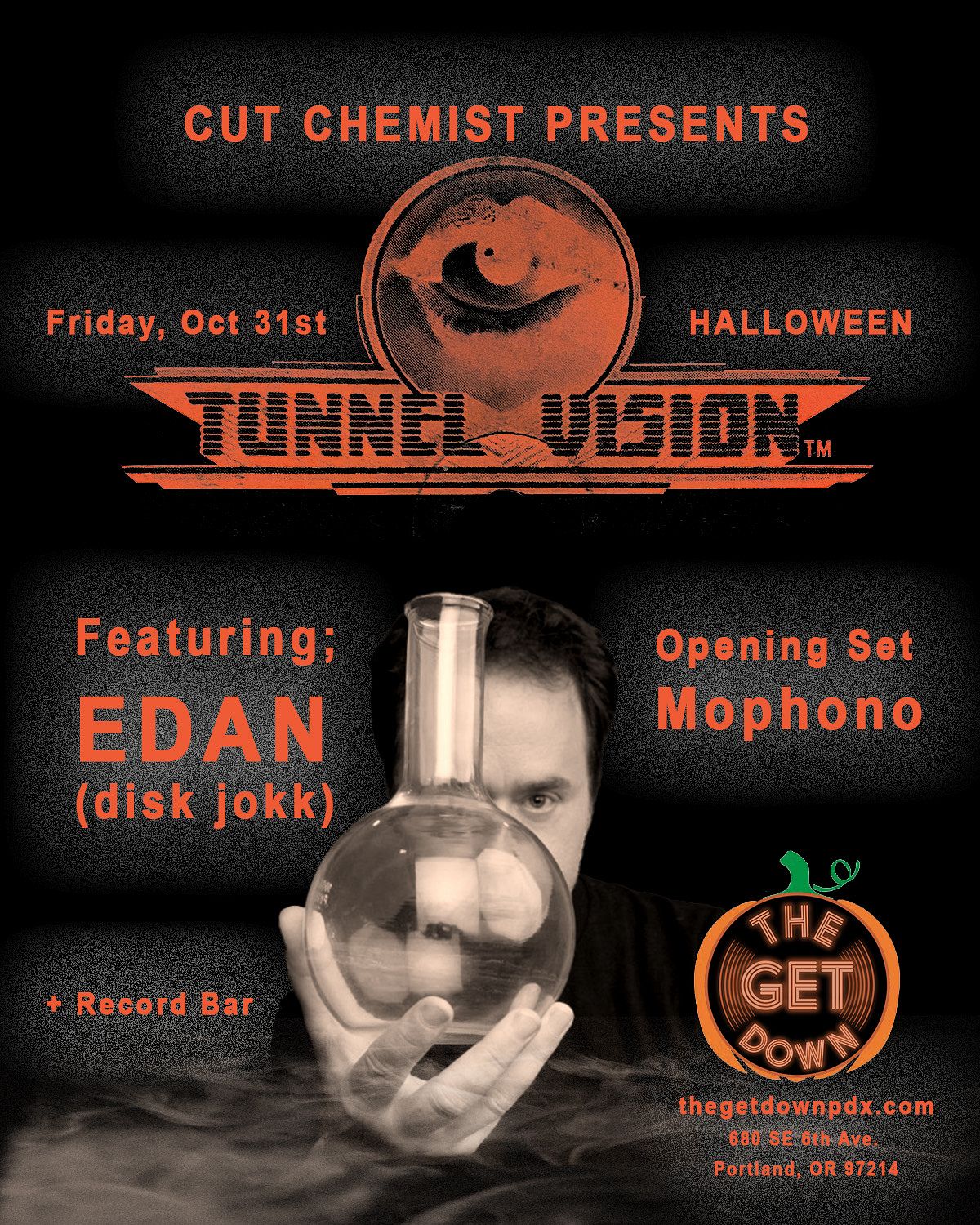 Cut Chemist Presents Tunnel Vision Tickets at The Get Down in Portland by The Get Down | Tixr
