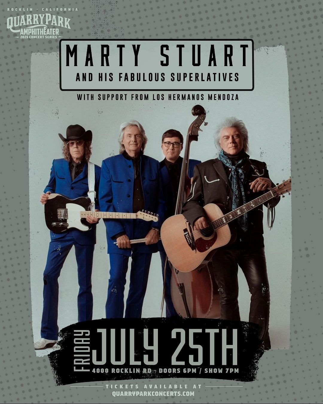 Marty Stuart and His Fabulous Superlatives Tickets at Quarry Park ...