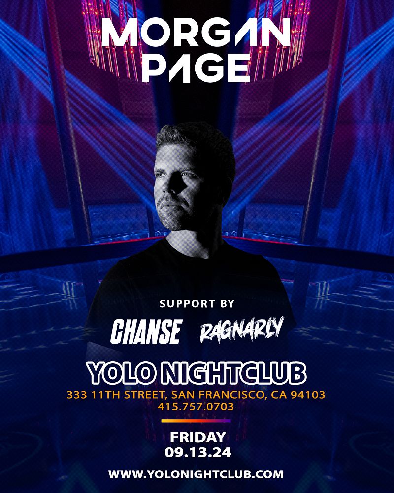 Morgan Page Tickets at YOLO Nightclub in SF by YOLO Nightclub | Tixr