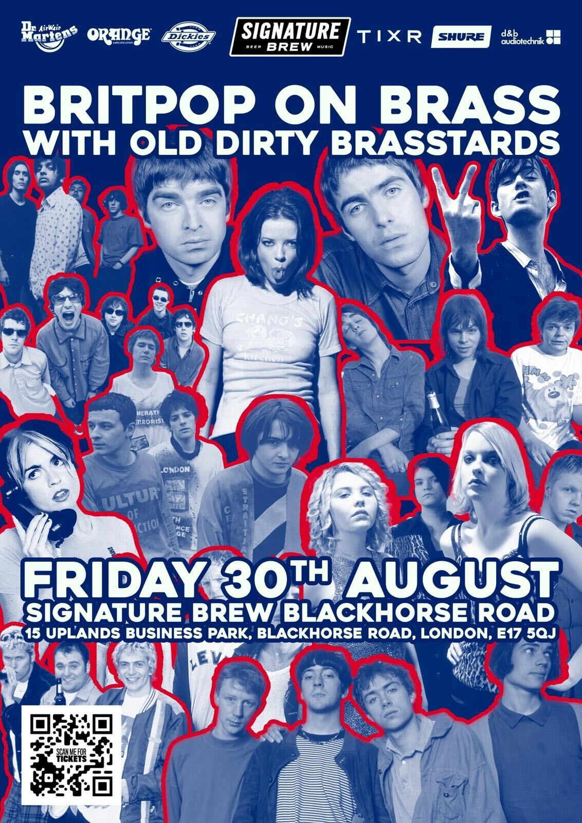 Britpop On Brass - Old Dirty Brasstards | London Tickets at Signature ...