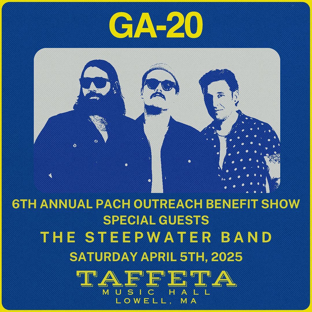 GA-20 w/ The Steepwater Band Tickets at Taffeta Music Hall in Lowell by Taffeta Music Hall | Tixr