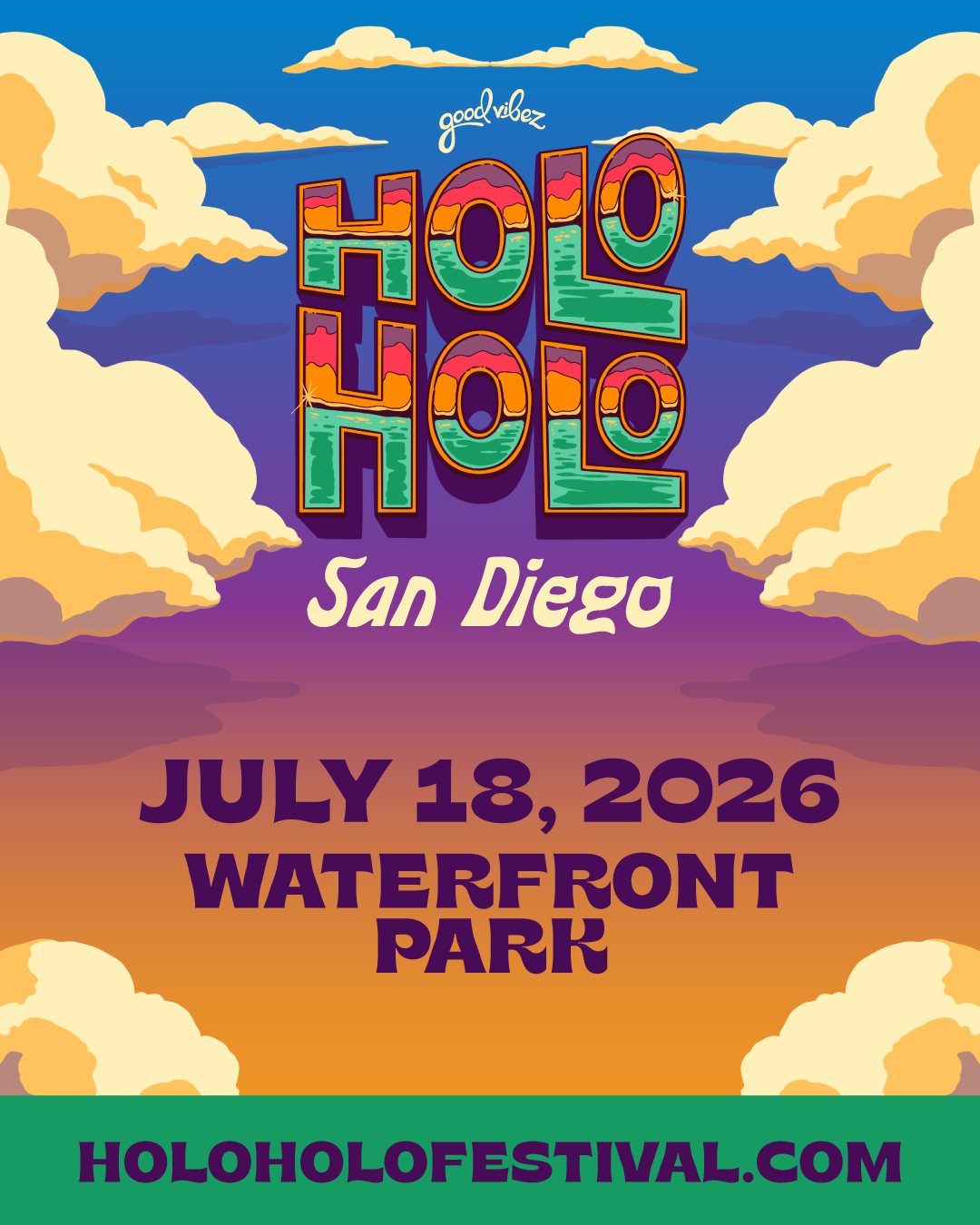 Holo Holo San Diego 2026 Tickets at Waterfront Park in San Diego by ...