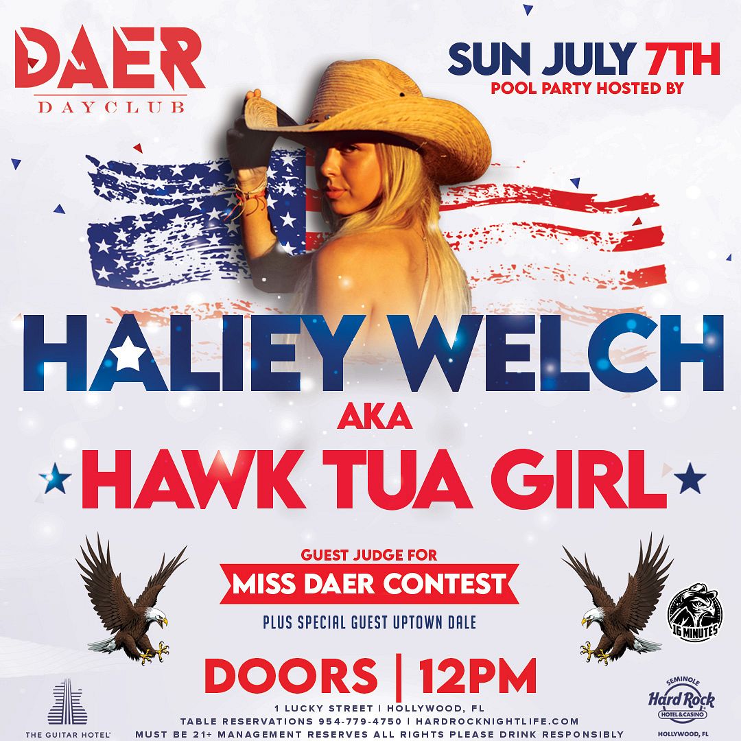 HAWK TUAH BIKINI CONTEST | DAER Dayclub Tickets at DAER Dayclub South ...
