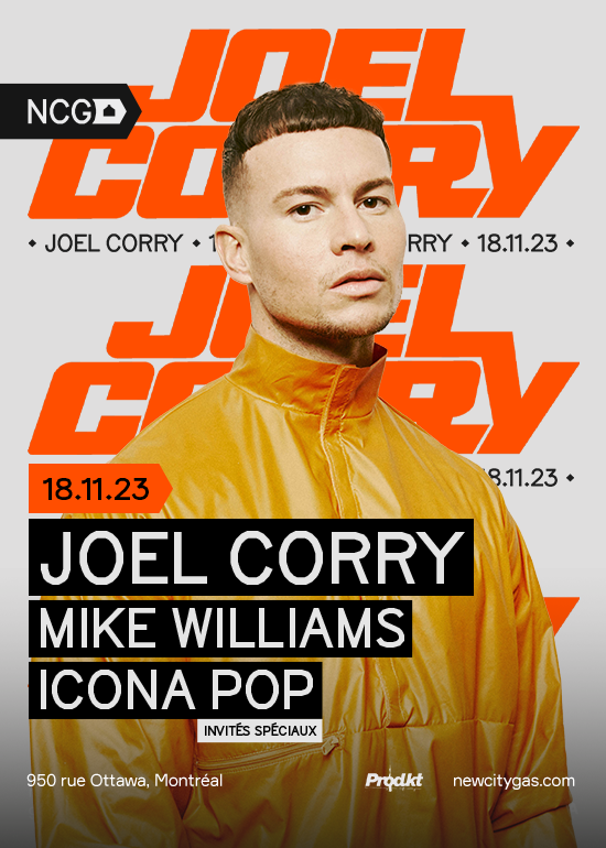 Joel Corry, Mike Williams, Icona Pop Tickets at New City Gas in ...