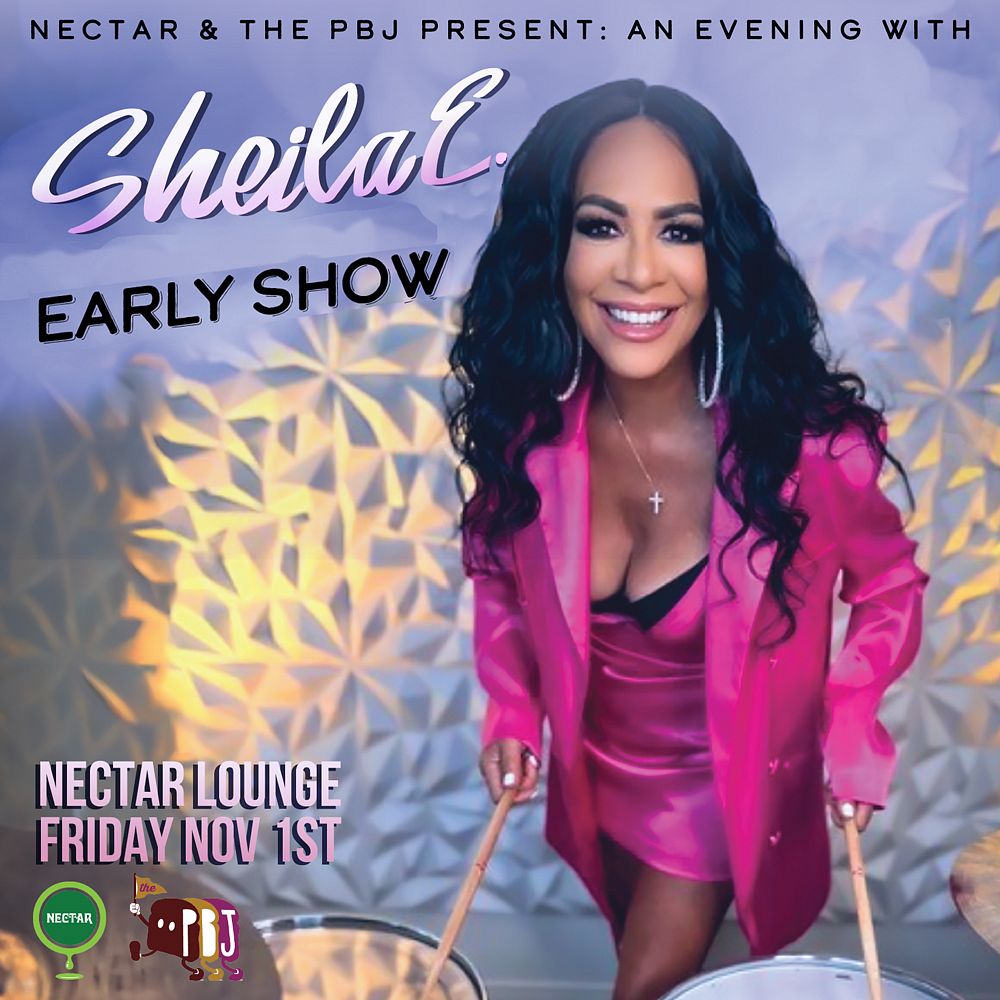 SHEILA E. BAND (Early Show) Tickets at Nectar Lounge in Seattle by Nectar Lounge | Tixr