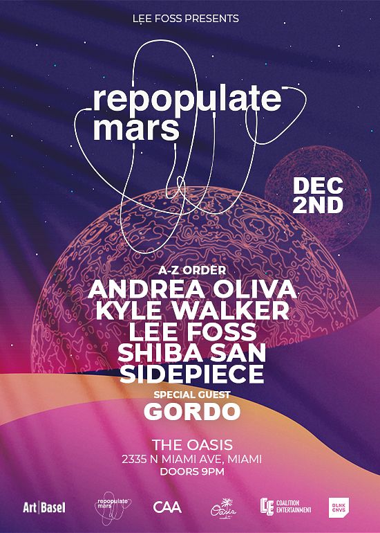 Repopulate Mars: Basel Edition Tickets at Oasis Wynwood in Miami by ...