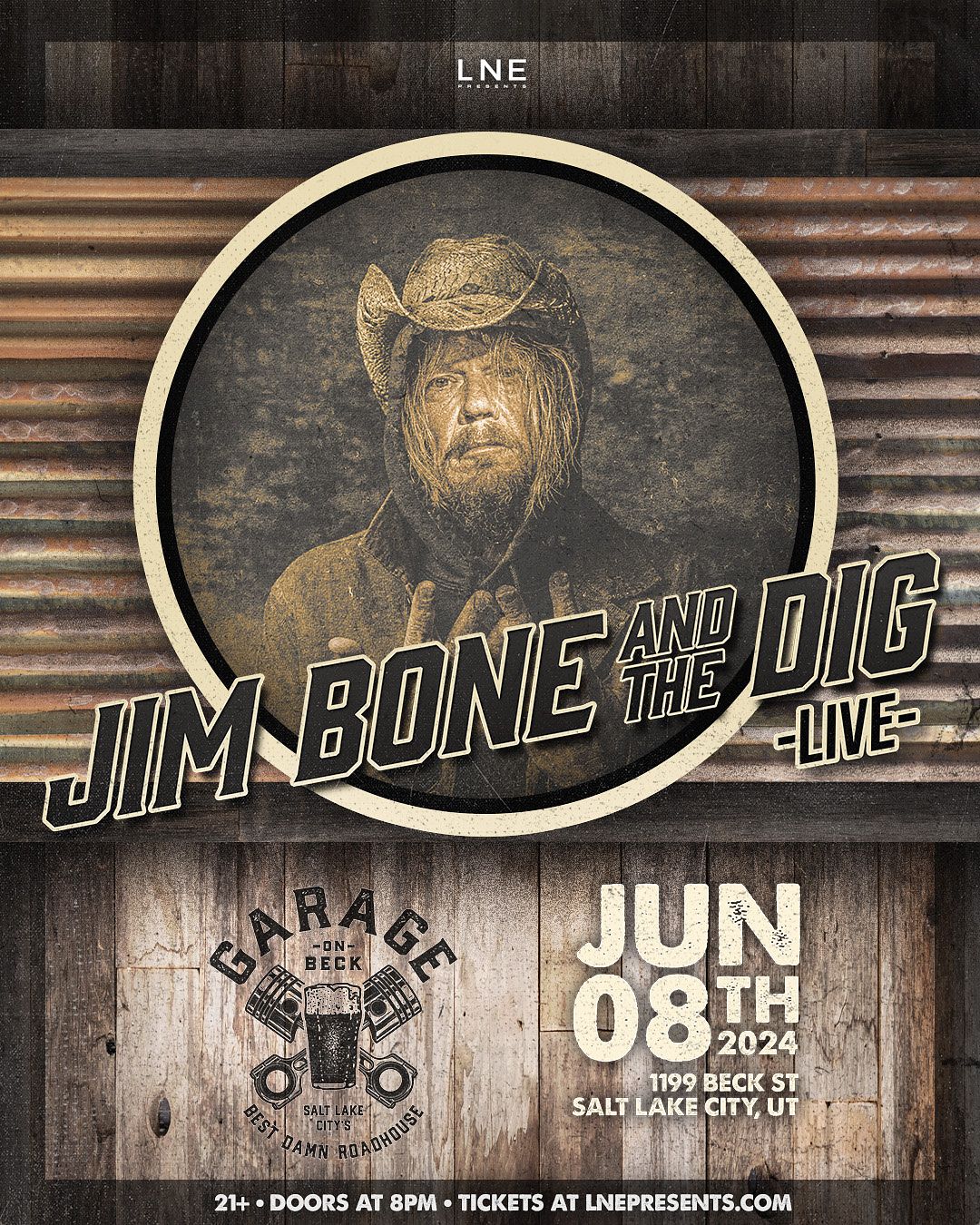 Jim Bone and the Dig at Garage on Beck Tickets at Garage On Beck in ...