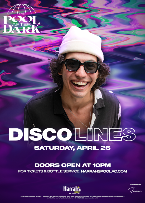 DISCO LINES at The Pool After Dark Tickets at The Pool After Dark in Atlantic City by Harrahs ...