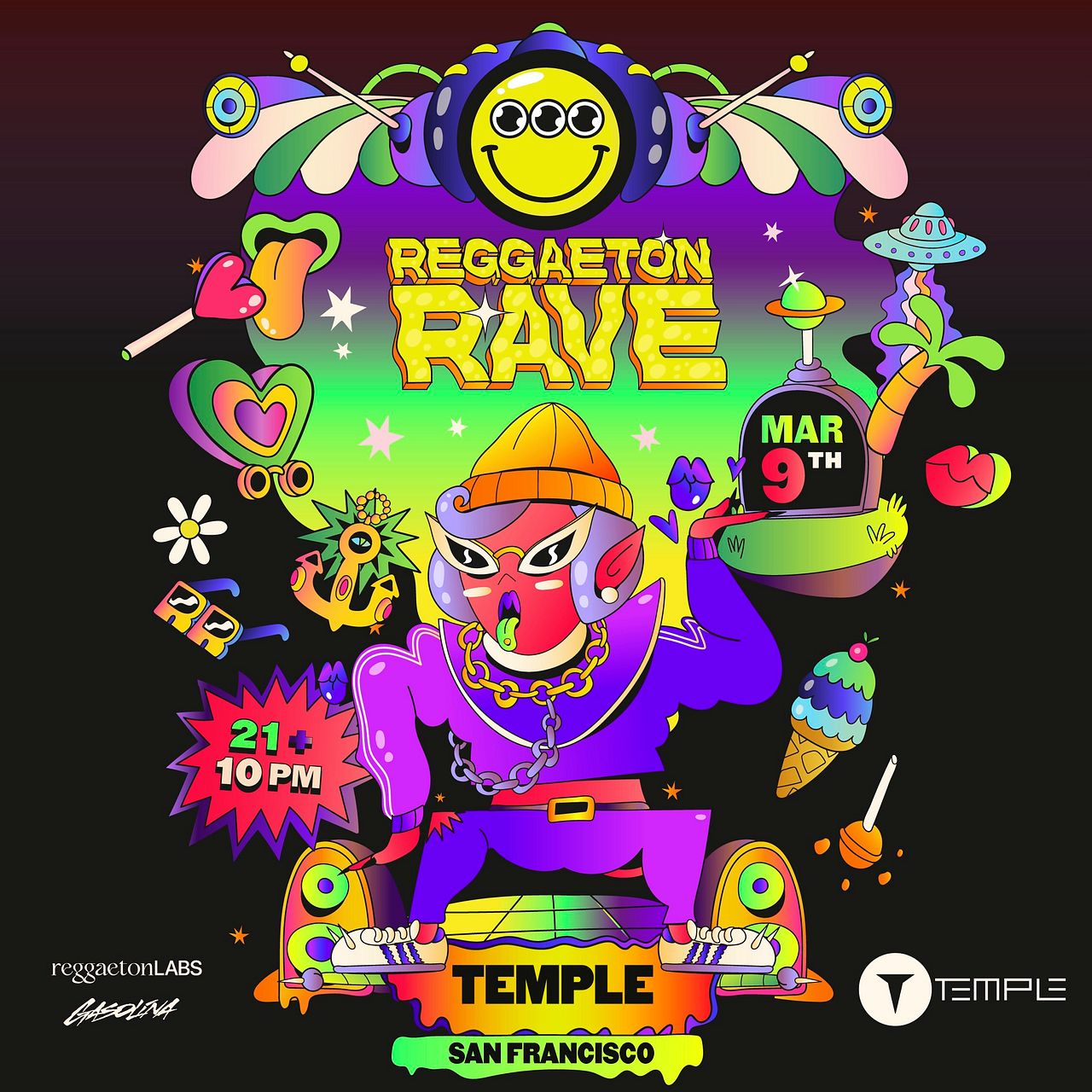 Reggaeton Rave @ LVL55 Tickets at Temple San Francisco in SF by Temple ...