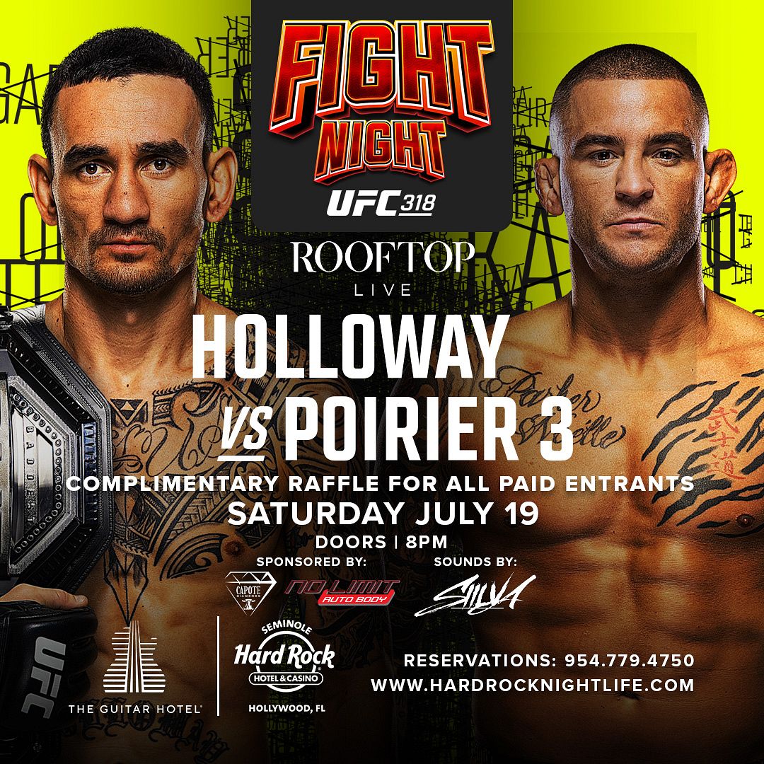 Fight Night - UFC 318 | Rooftop Live Tickets at Rooftop Live in ...