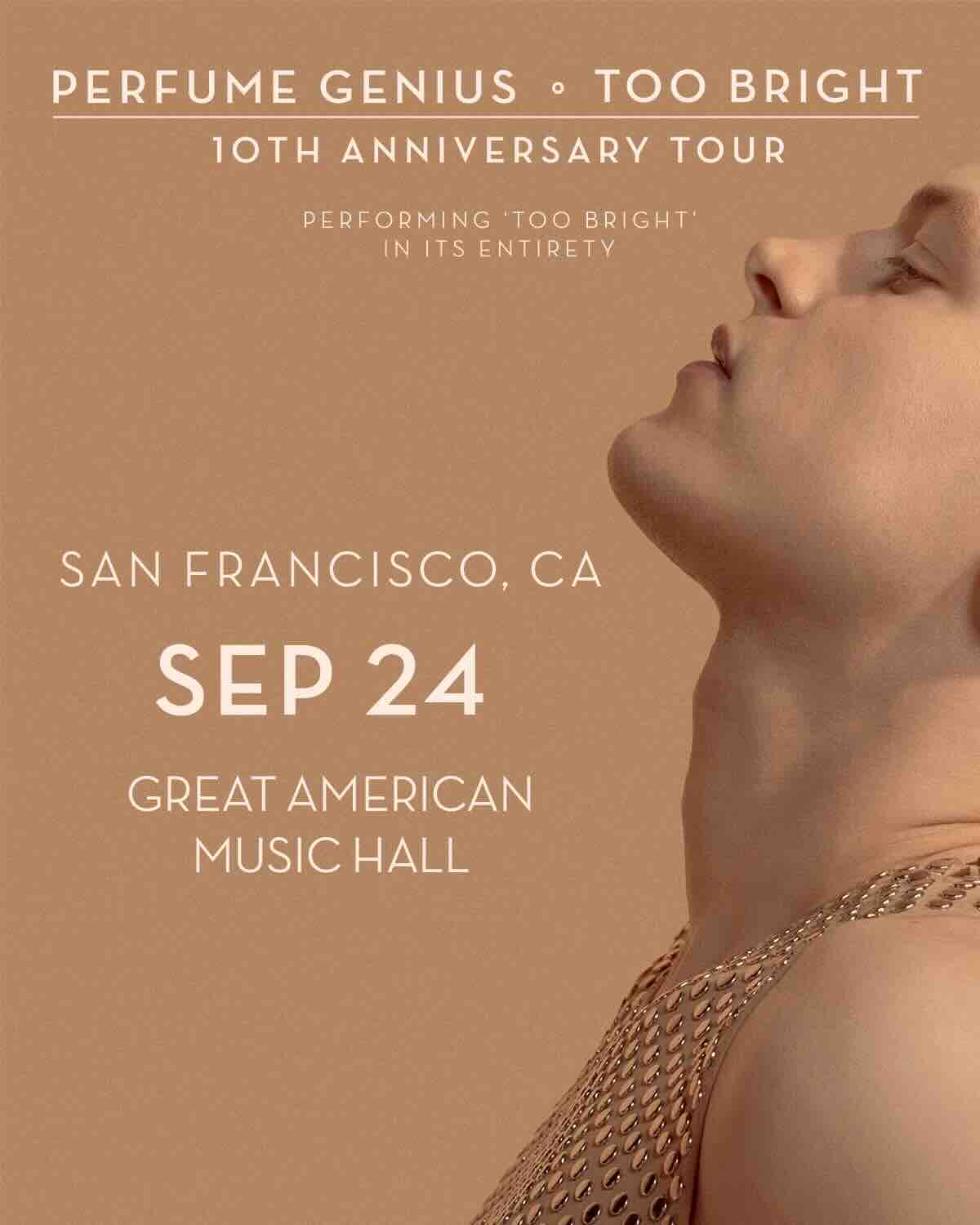 Perfume Genius: Too Bright 10th Anniversary Tour Tickets at Great ...