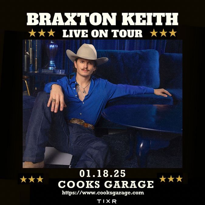 Braxton Keith with Chandler Pearson Tickets at The Bus Barn at Cooks Garage in Lubbock by Cooks ...