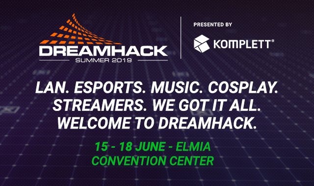 DreamHack Summer 2019 Tickets at Elmia Exhibition and Convention Centre ...