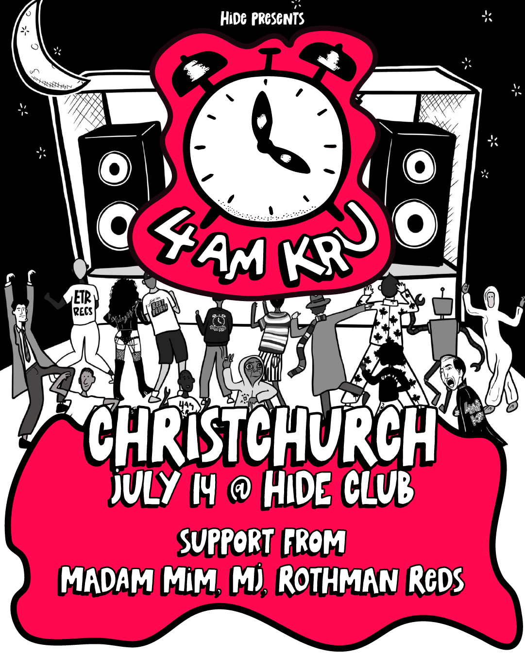 4AM KRU | Christchurch Tickets at Hide in Christchurch by Hide Club | Tixr