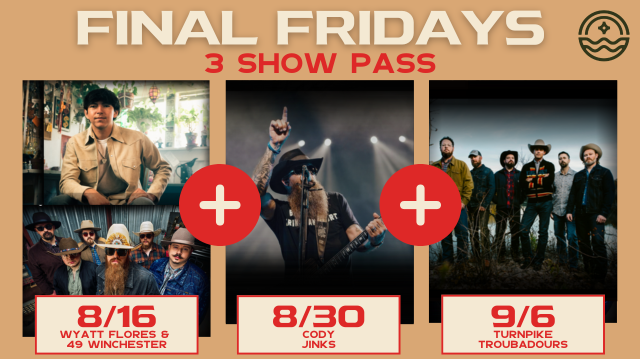 Final Fridays 3-Show Pass Tickets at Whitewater Amphitheater in New ...