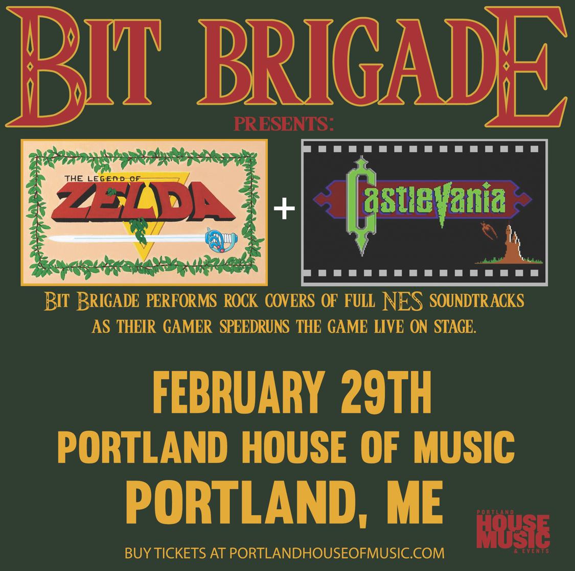 Bit Brigade: "The Legend of Zelda" + "Castlevania" w/ Nmlstyl Tickets ...