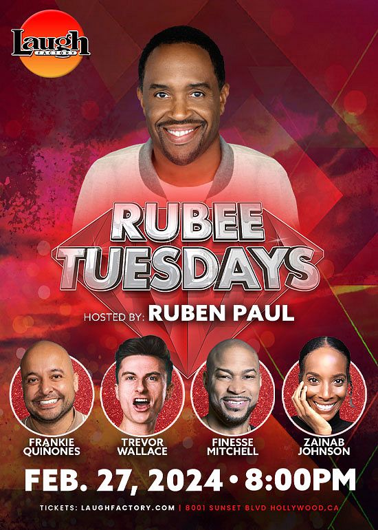 Rubee Tuesdays Tickets at Laugh Factory Hollywood in Los Angeles by ...