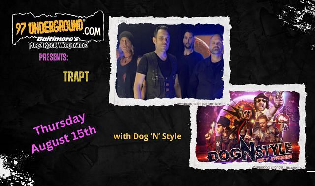 TRAPT with Dog 'N' Style Tickets at Backseat Events in Winchester by ...