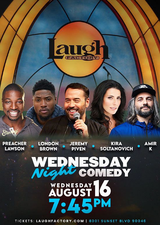 Wednesday Night Comedy Tickets at Laugh Factory Hollywood in Los ...