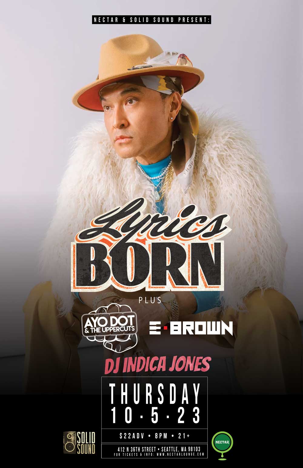 LYRICS BORN with Ayo Dot & The Uppercuts, Emanuel Brown, DJ Indica ...