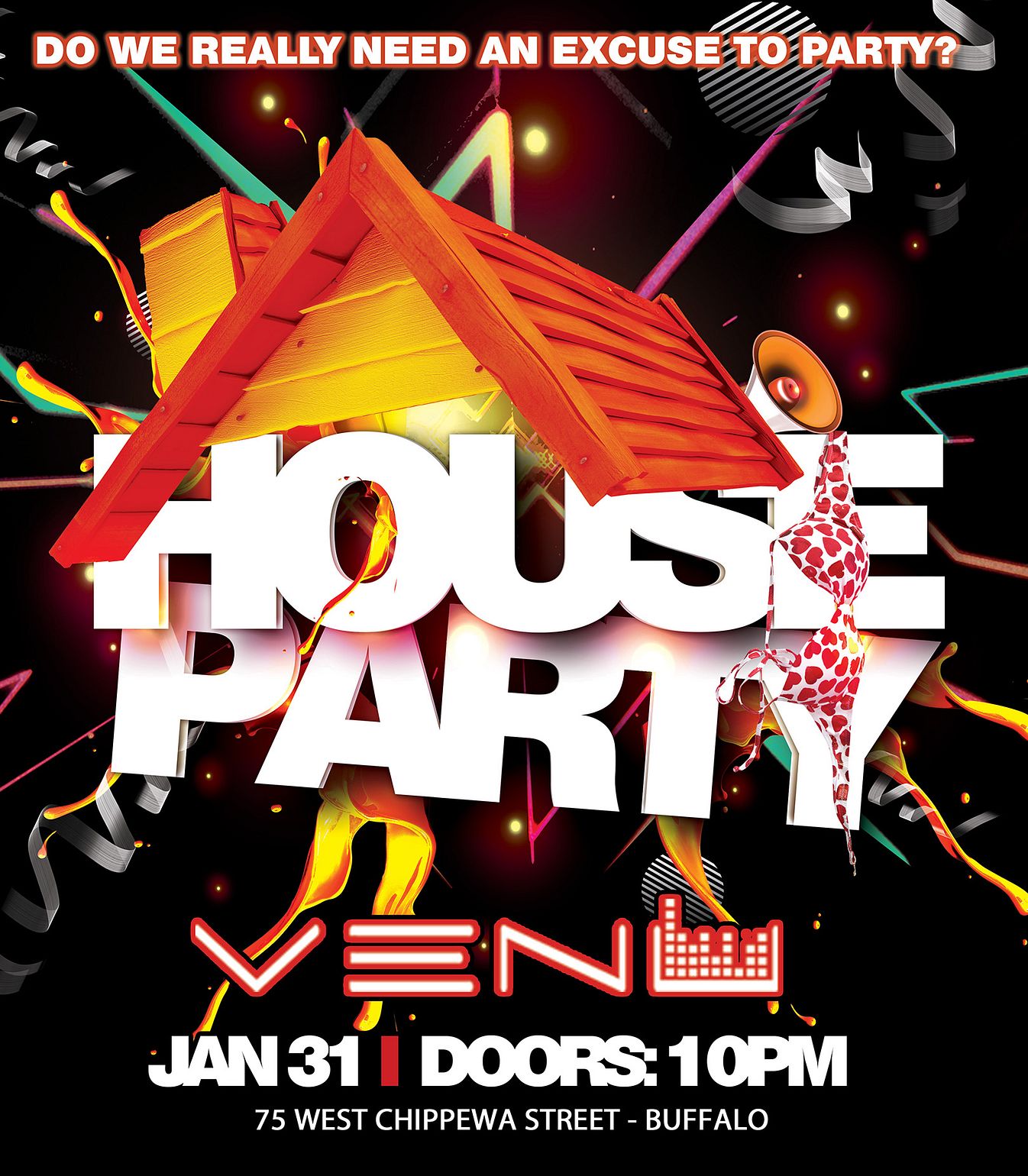 VENU "House Party" Tickets at VENU in Buffalo by VENU | Tixr