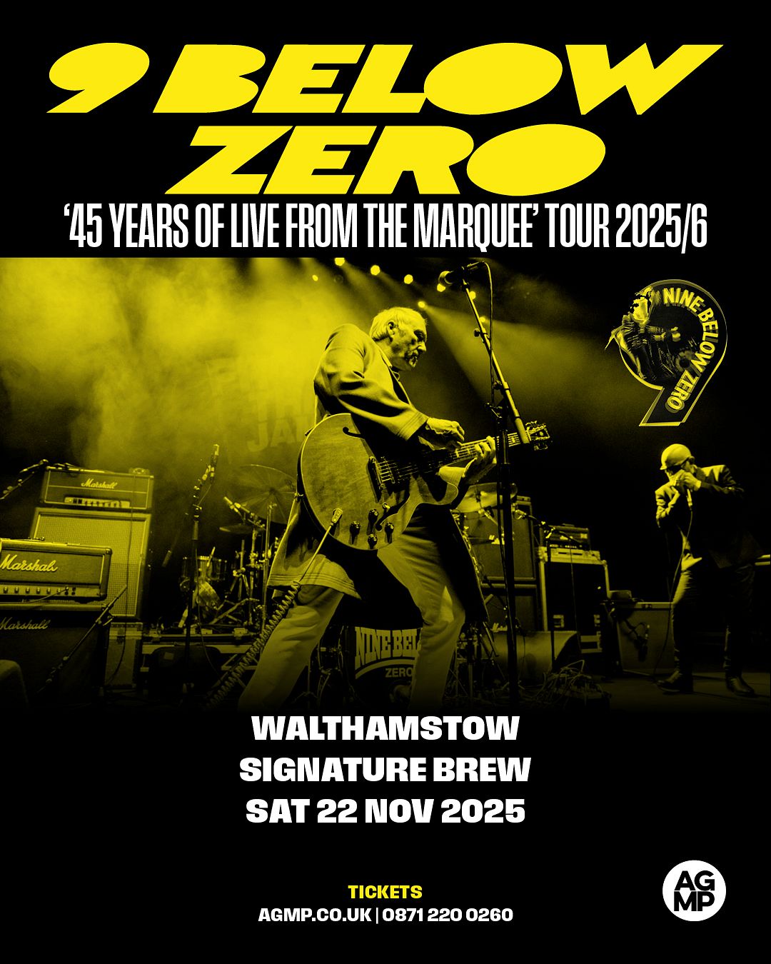 Nine Below Zero | London Tickets at Signature Brew Blackhorse Road in ...