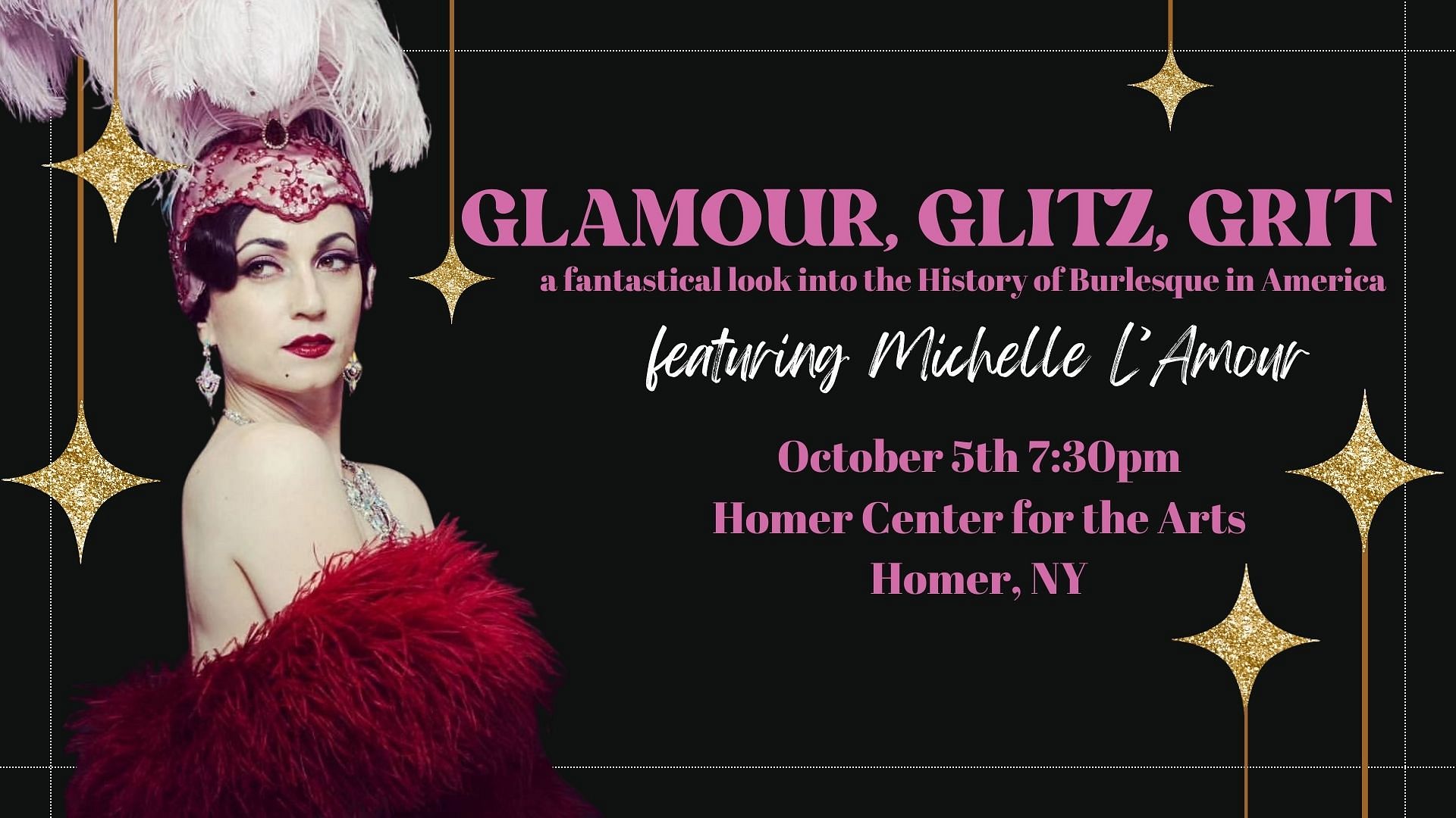 Glamour, Glitz, Grit Tickets at Center for the Arts of Homer in Homer by Center for the Arts ...