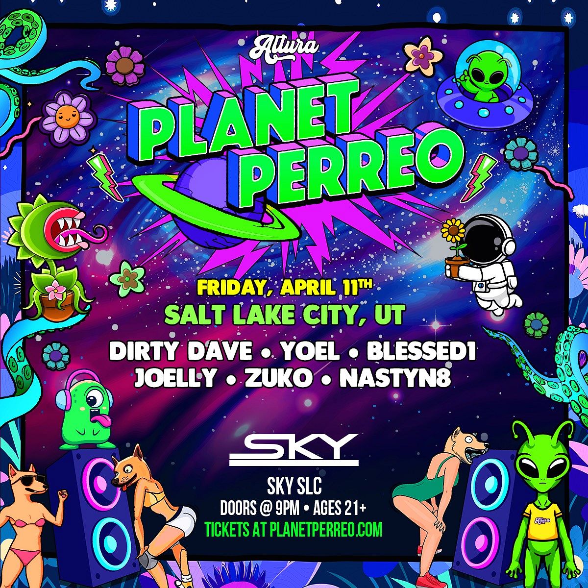 PLANET PERREO at SKY Tickets at Sky SLC in Salt Lake City by SKY SLC | Tixr
