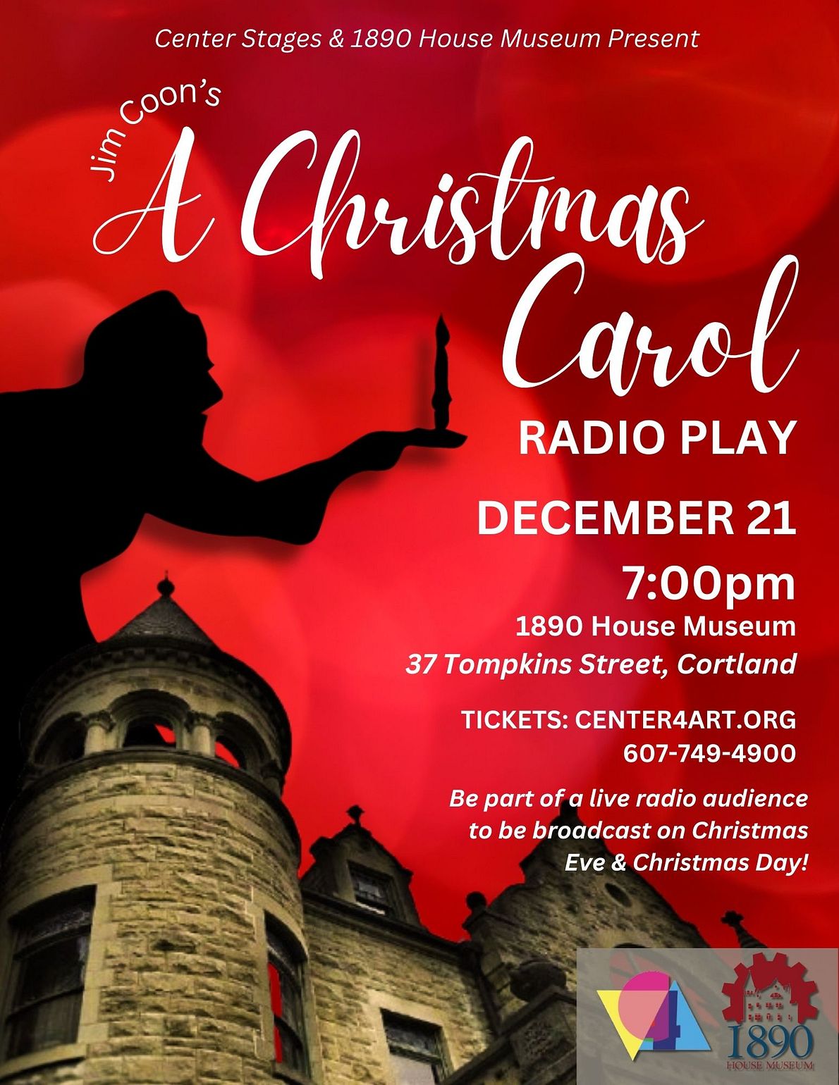 A Christmas Carol Radio Play Tickets at Center for the Arts of Homer in ...