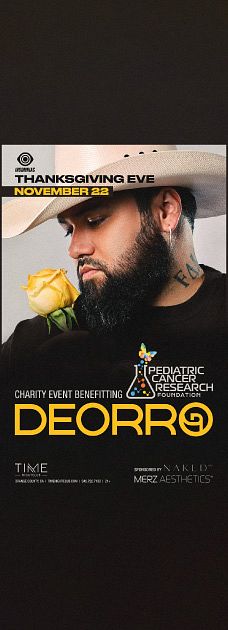 Deorro Tickets at TIME Nightclub in Costa Mesa by Time Nightclub | Tixr