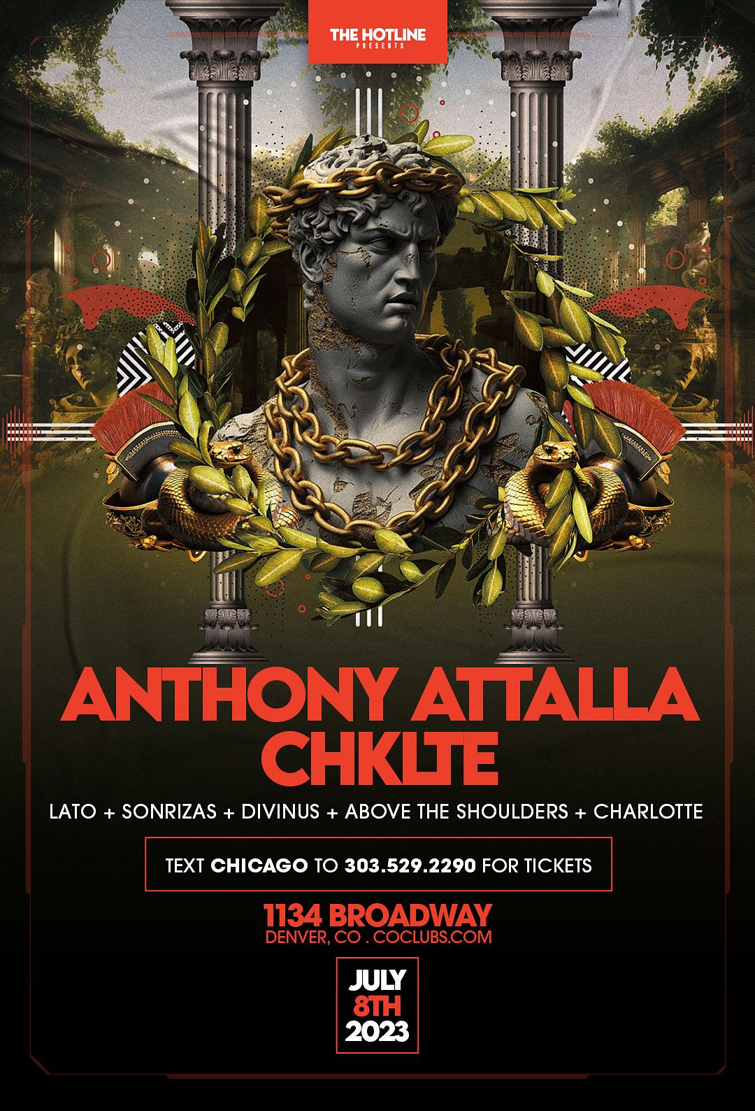 Anthony Attalla + CHKLTE Tickets at 1134 Broadway in Denver by 1134 ...