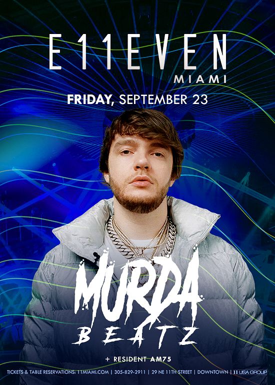 MURDA BEATZ Tickets at E11EVEN Miami in Miami by 11 Miami | Tixr