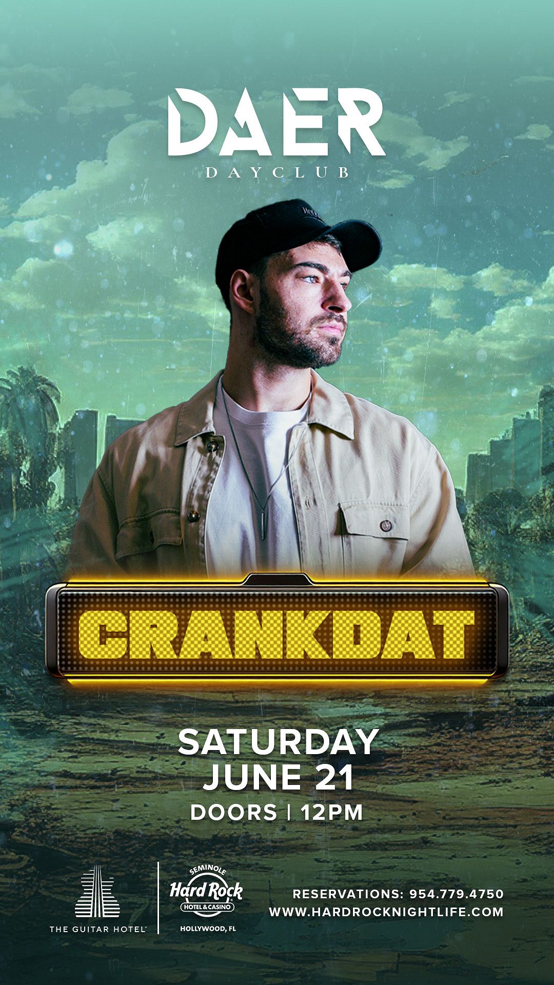 Crankdat | DAER Dayclub Tickets at DAER Dayclub South Florida in ...