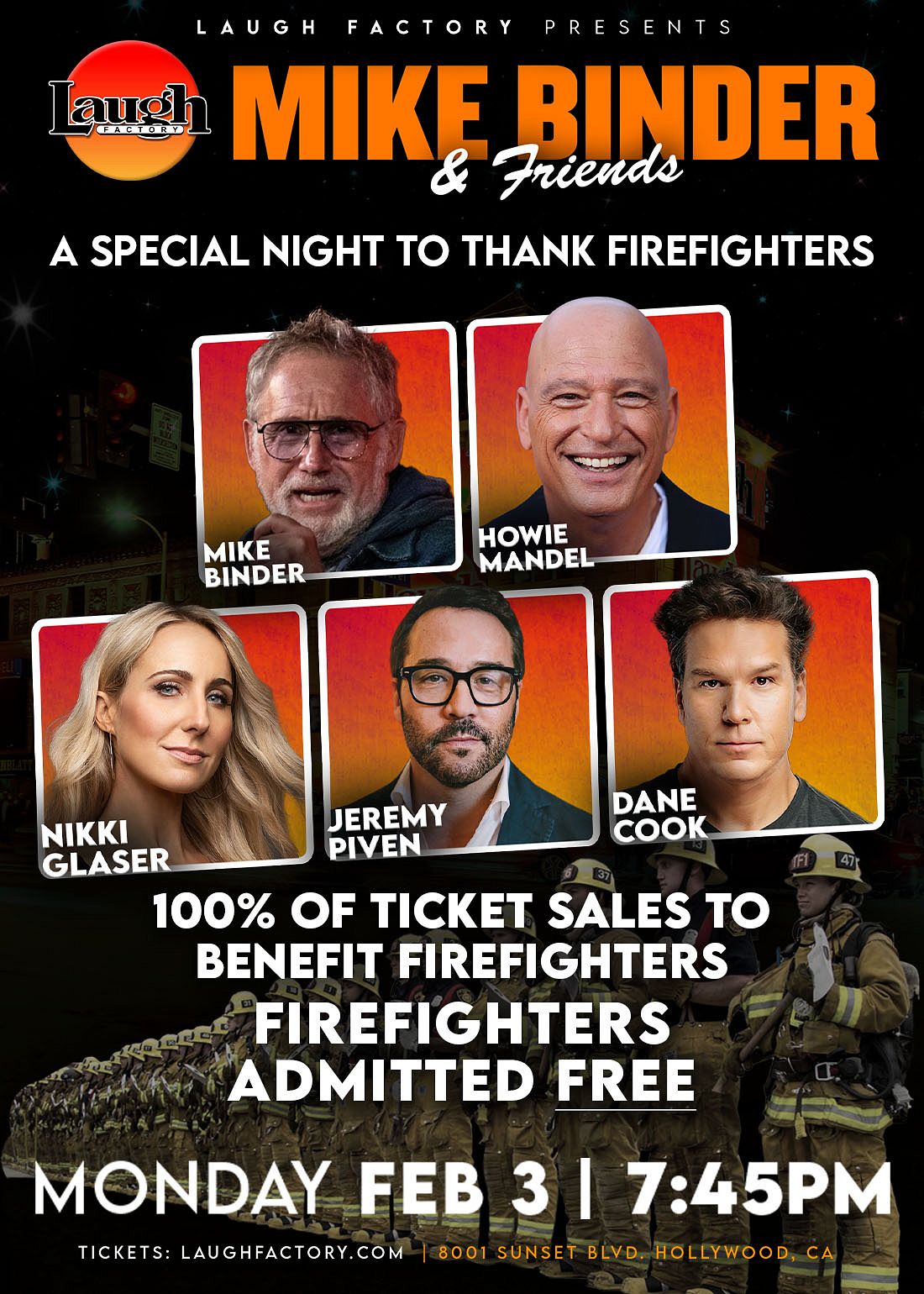 Mike Binder & Friends Tickets at Laugh Factory Hollywood in Los Angeles by Laugh Factory ...