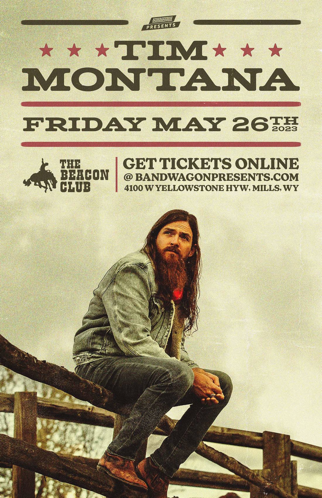 Tim Montana, Justin Baxter Tickets at Beacon Club in Mills by BandWagon ...