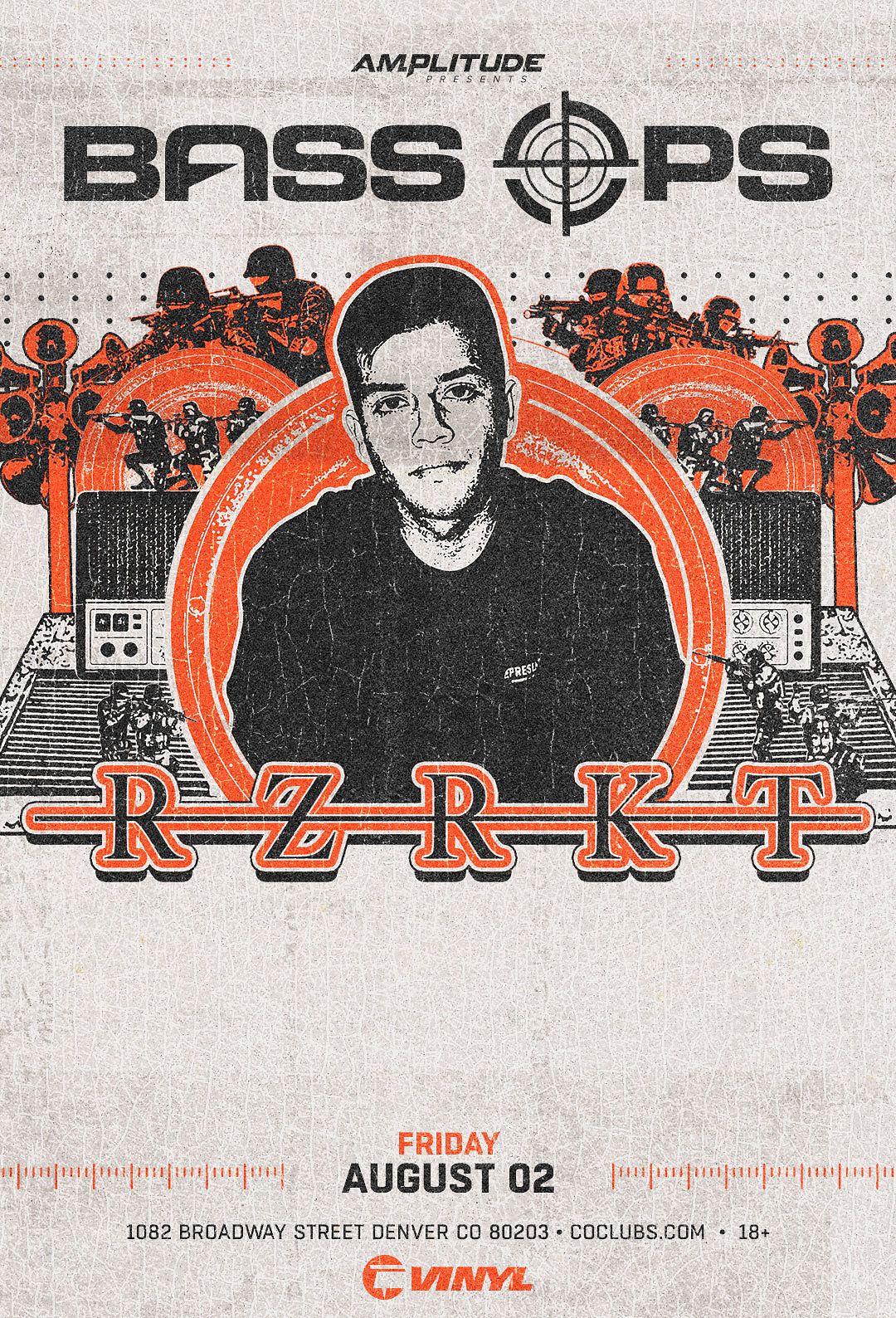 Bass Ops: RZRKT Tickets at Club Vinyl in Denver by Club Vinyl | Tixr
