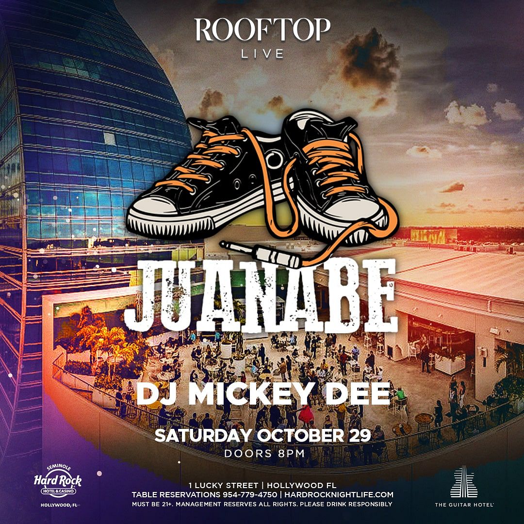 JUANABE | Rooftop Live - Hardrock Holly Tickets at Rooftop Live in ...