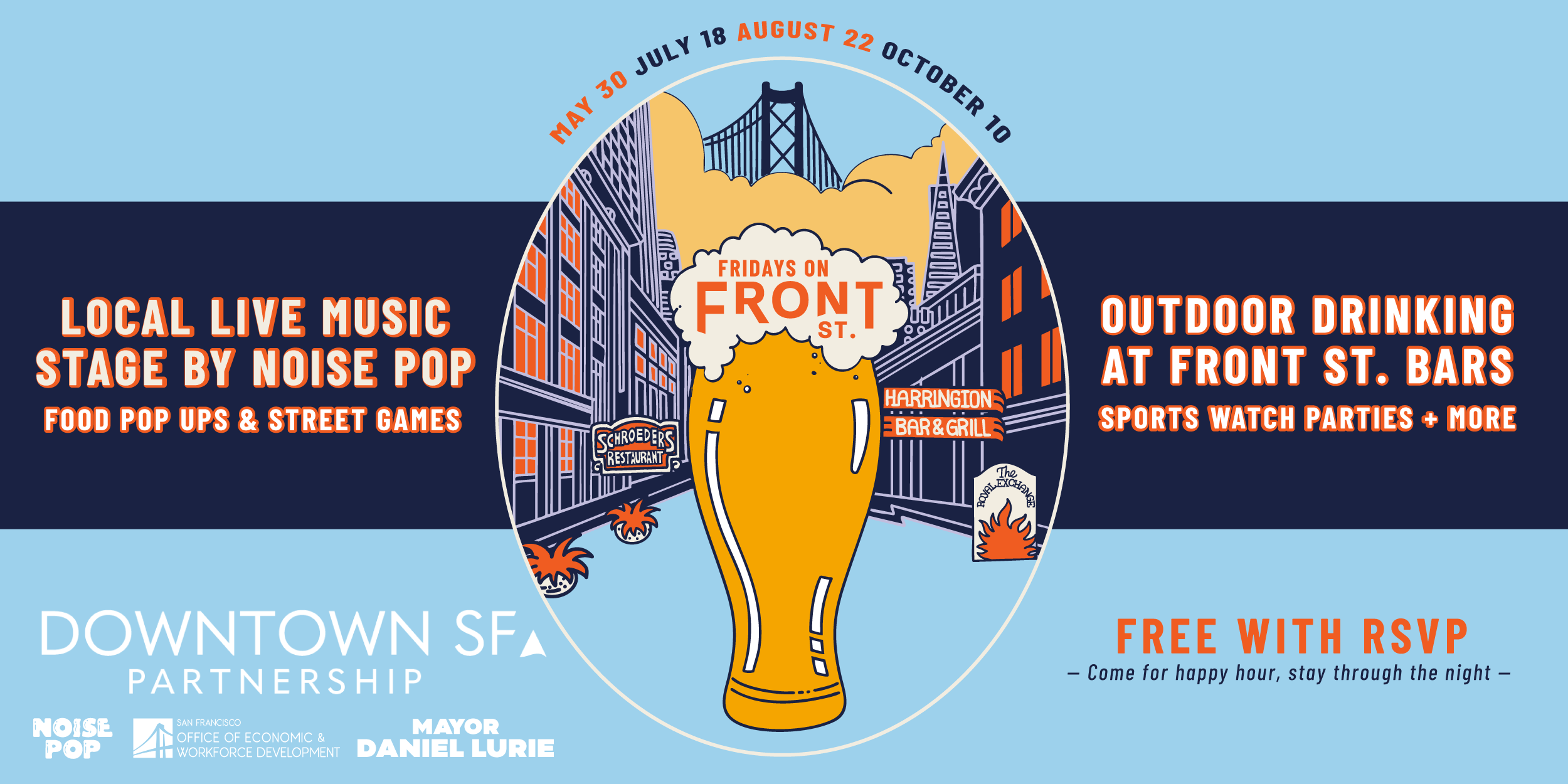 Fridays on Front St. Tickets at Front Street in San Francisco by Noise ...
