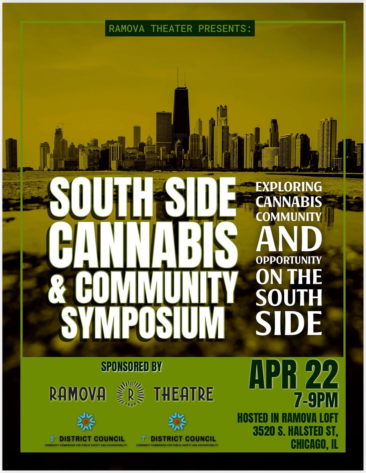 Cannabis Symposium Tickets at Ramova Loft in Chicago by Ramova Theatre ...