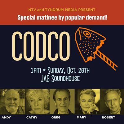 CODCO Tickets at JAG Soundhouse in St. John's by JAG Soundhouse | Tixr