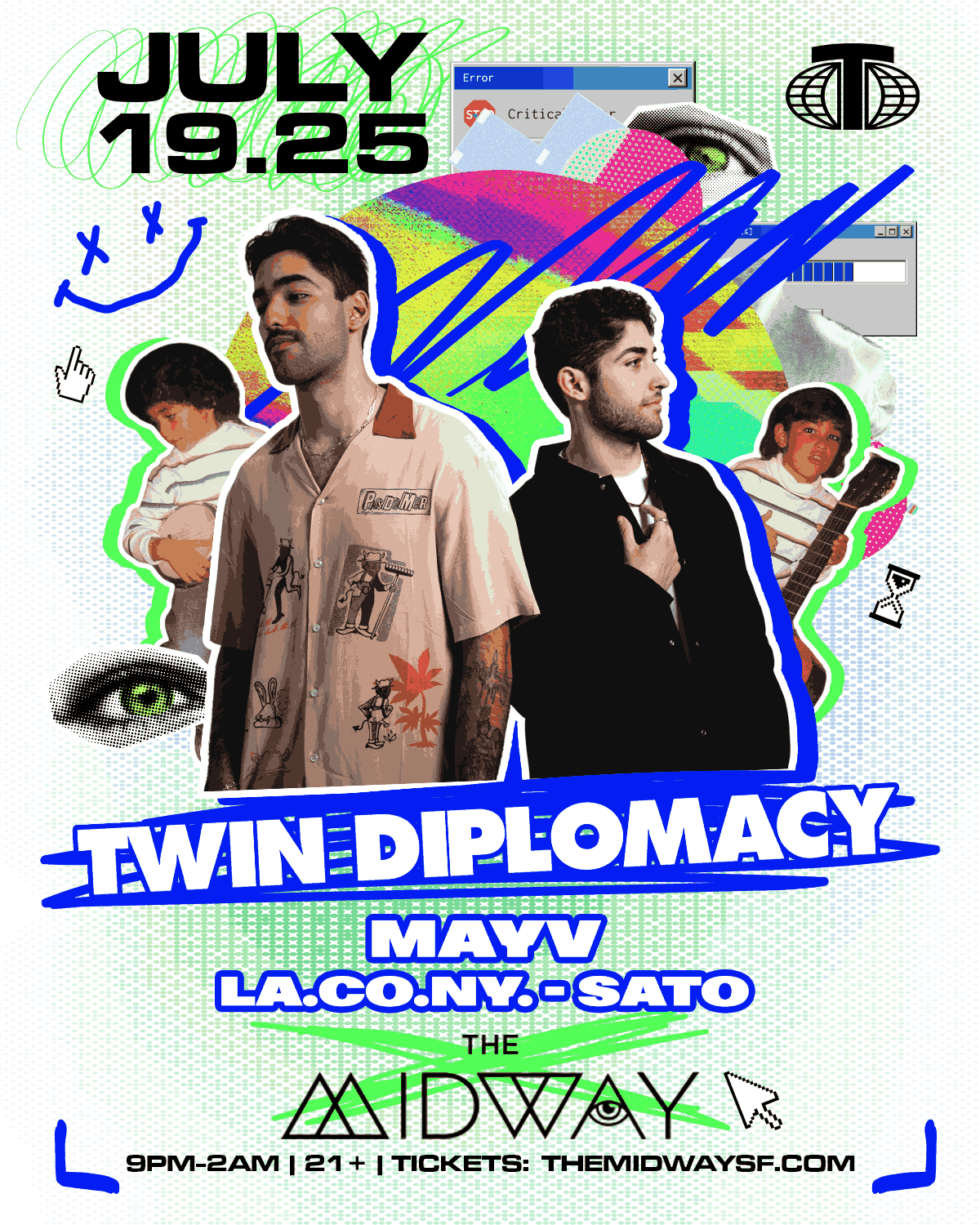 The Midway presents: Twin Diplomacy Tickets at The Midway in San ...