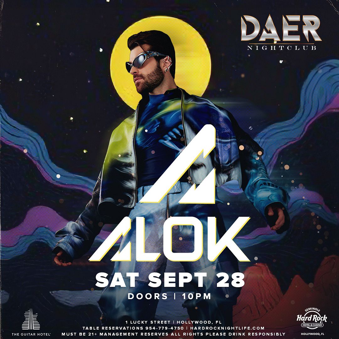 Alok | DAER Nightclub Tickets at DAER Nightclub South Florida in ...