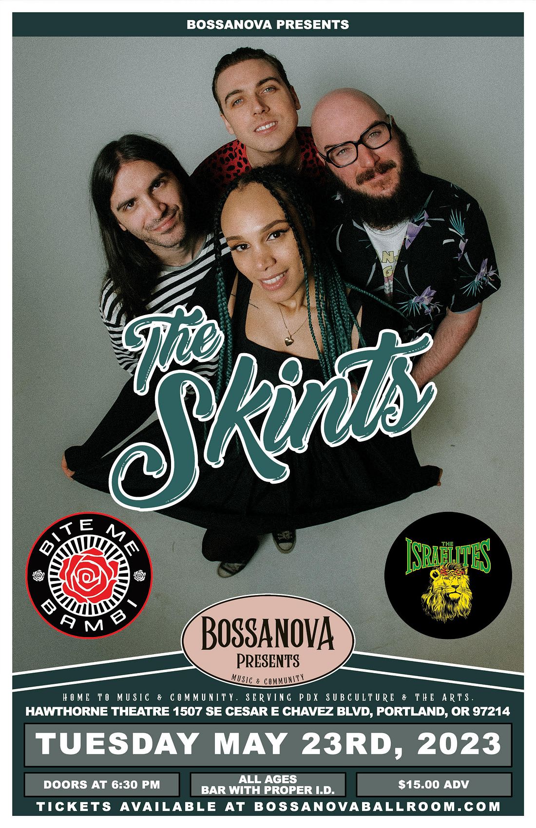The Skints / Bite Me Bambi / The Israelites Tickets at Hawthorne ...