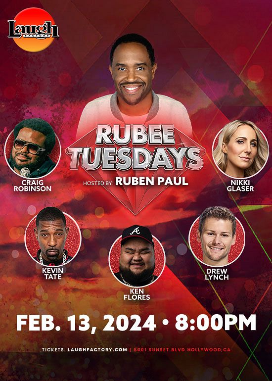 Rubee Tuesdays Tickets at Laugh Factory Hollywood in Los Angeles by ...