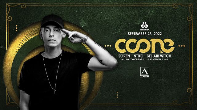 Coone Tickets at Academy Nightclub in Los Angeles by Academy | Tixr