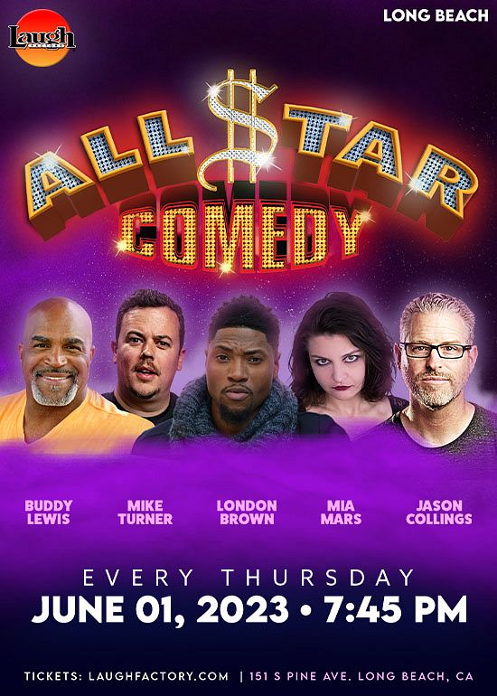 All Star Comedy Tickets at Laugh Factory Long Beach in Long Beach by ...