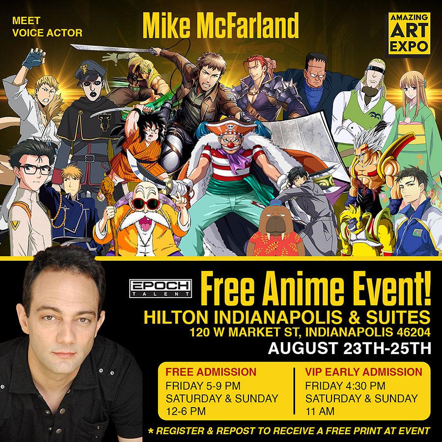 Free Anime & Game Art & Cosplay Expo: Indianapolis Tickets at Hilton ...