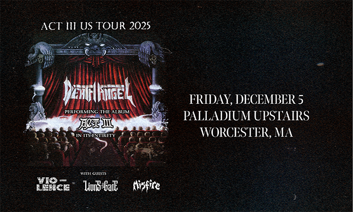 DEATH ANGEL - ACT III Tickets at The Palladium Upstairs in Worcester by ...