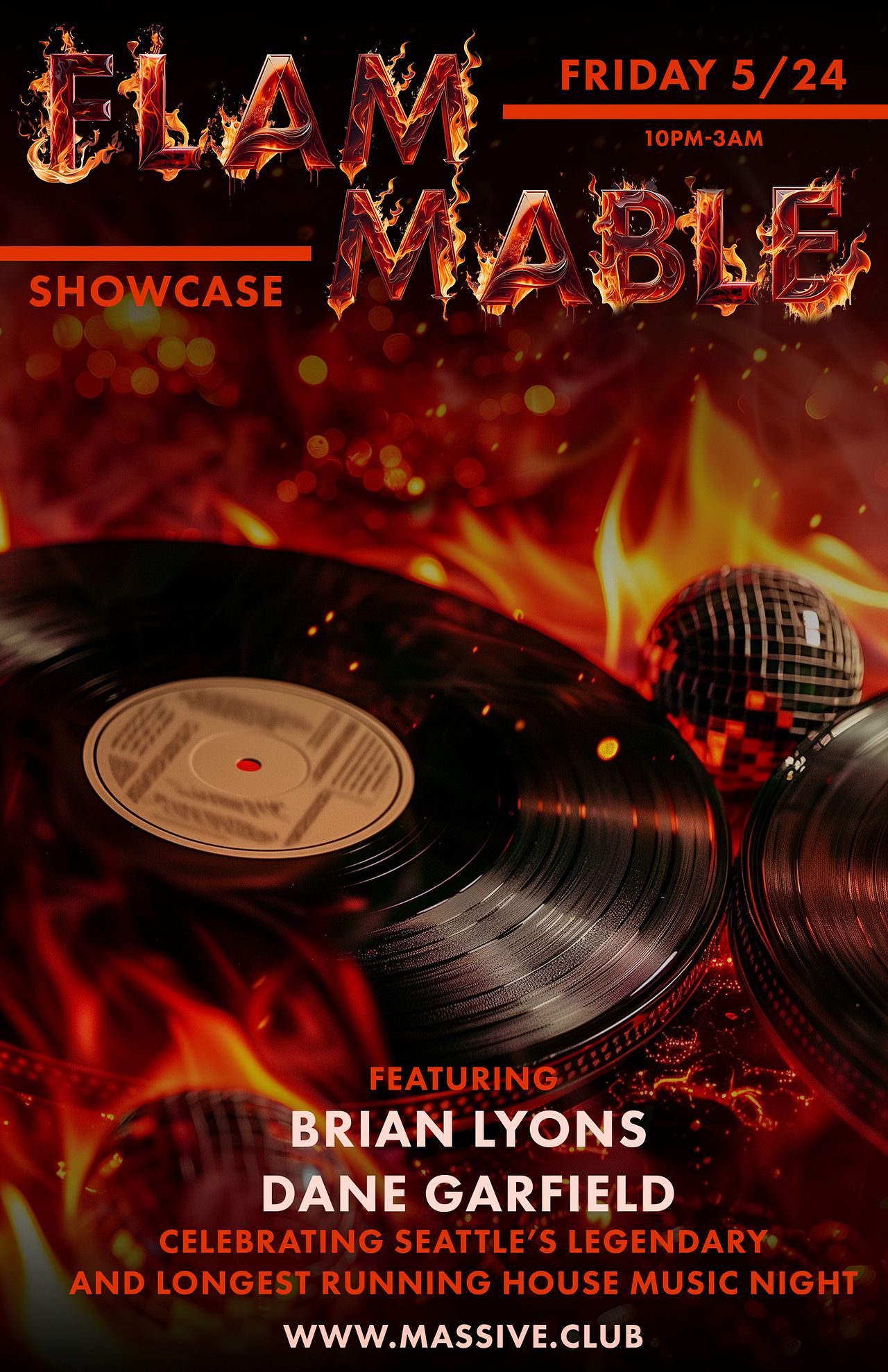 Flammable Showcase w/ Brian Lyons + Dane Garfield Tickets at Massive in ...